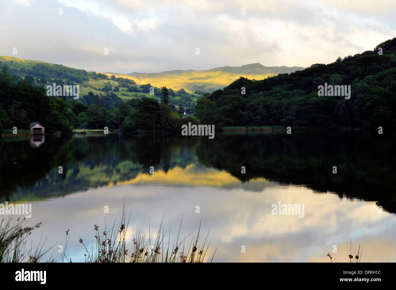 Rydal water reflection lake district hi-res stock photography and ...