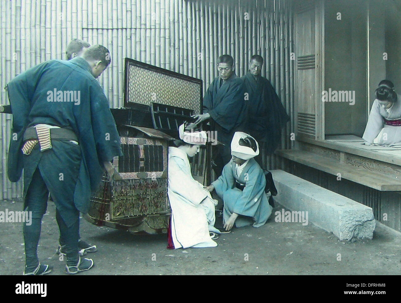 Japan - marriage ceremony early 1900s Stock Photo - Alamy