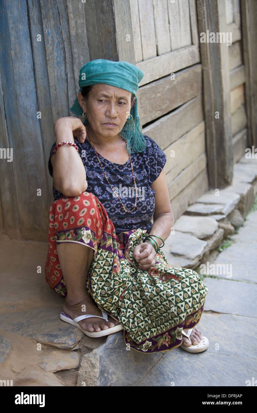 Nepali dress hi-res stock photography and images - Alamy