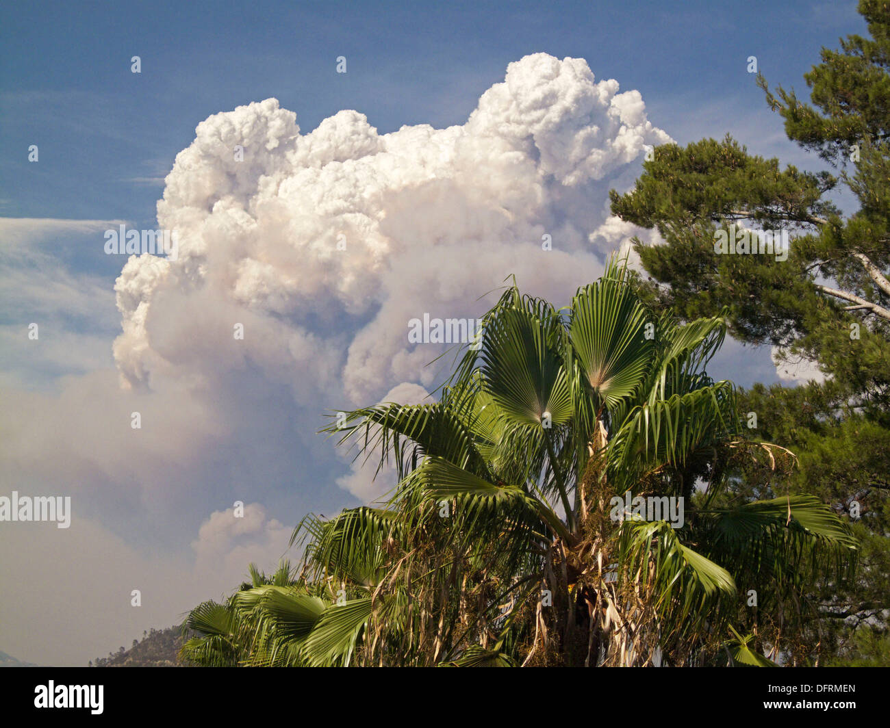 Pyrocumulus california hi-res stock photography and images - Alamy