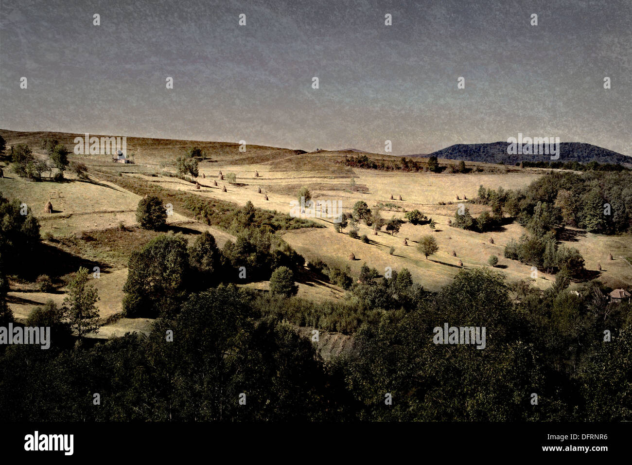 Old countryside of Romania - Landscape Stock Photo - Alamy