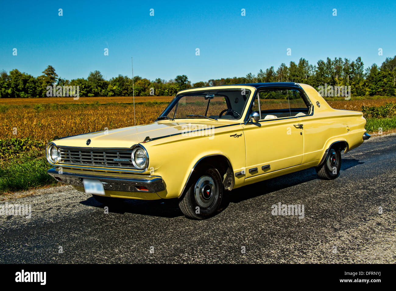 1965 Plymouth Valiant Signet on pavement Stock Photo - Alamy