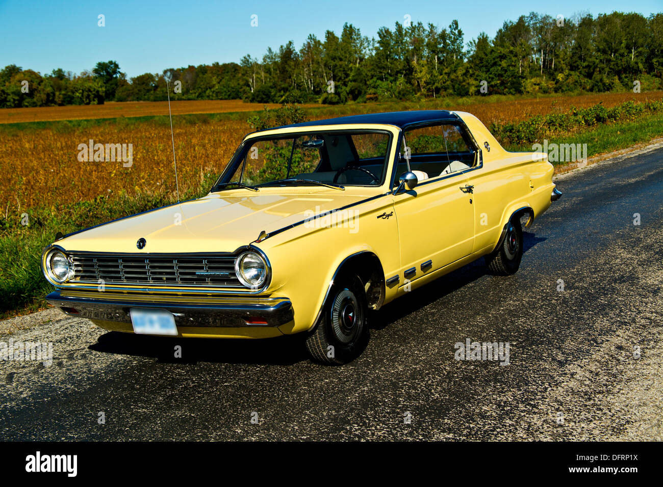 1965 Plymouth Valiant Signet on pavement Stock Photo - Alamy