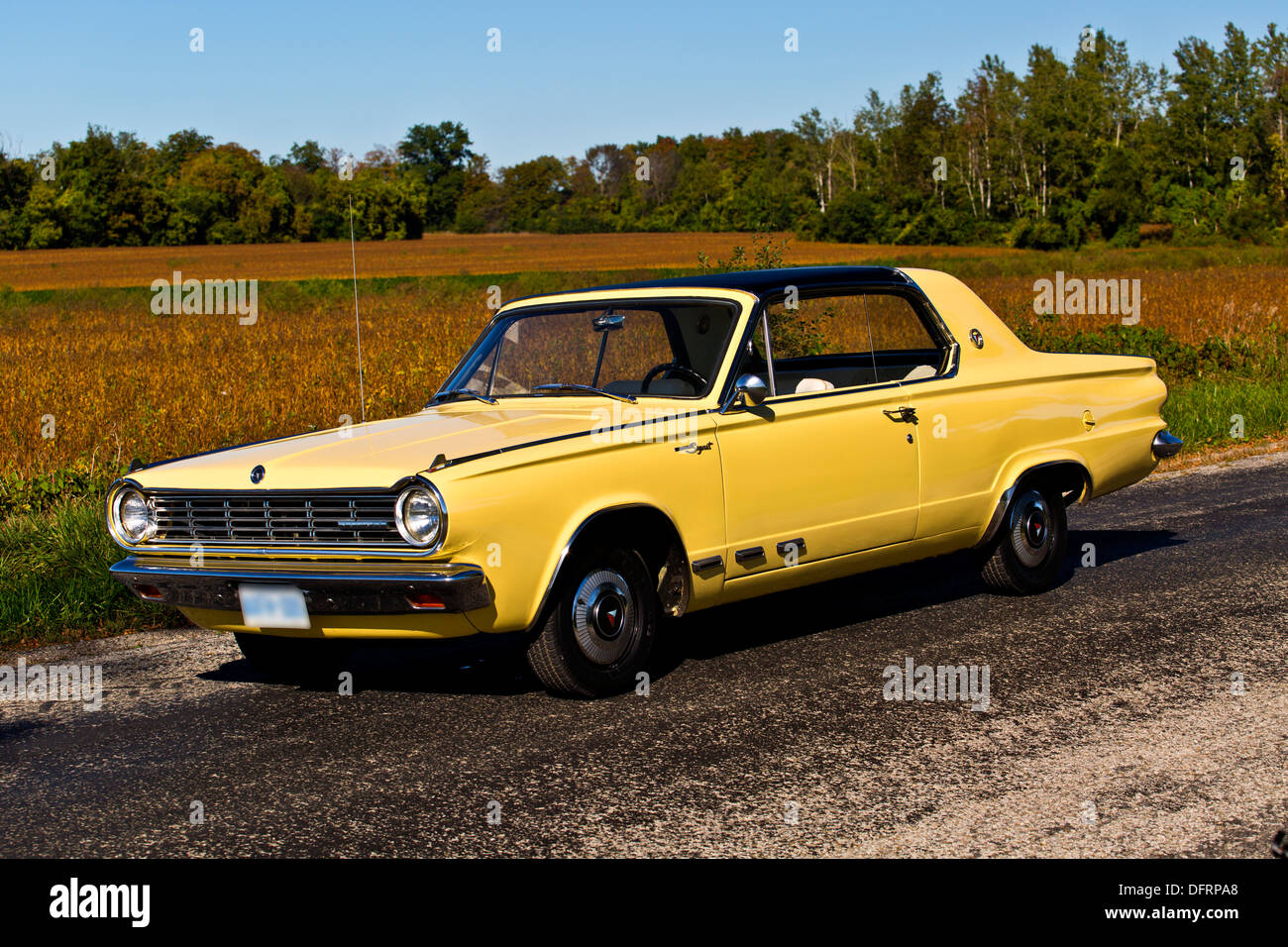 1965 Plymouth Valiant Signet on pavement Stock Photo - Alamy