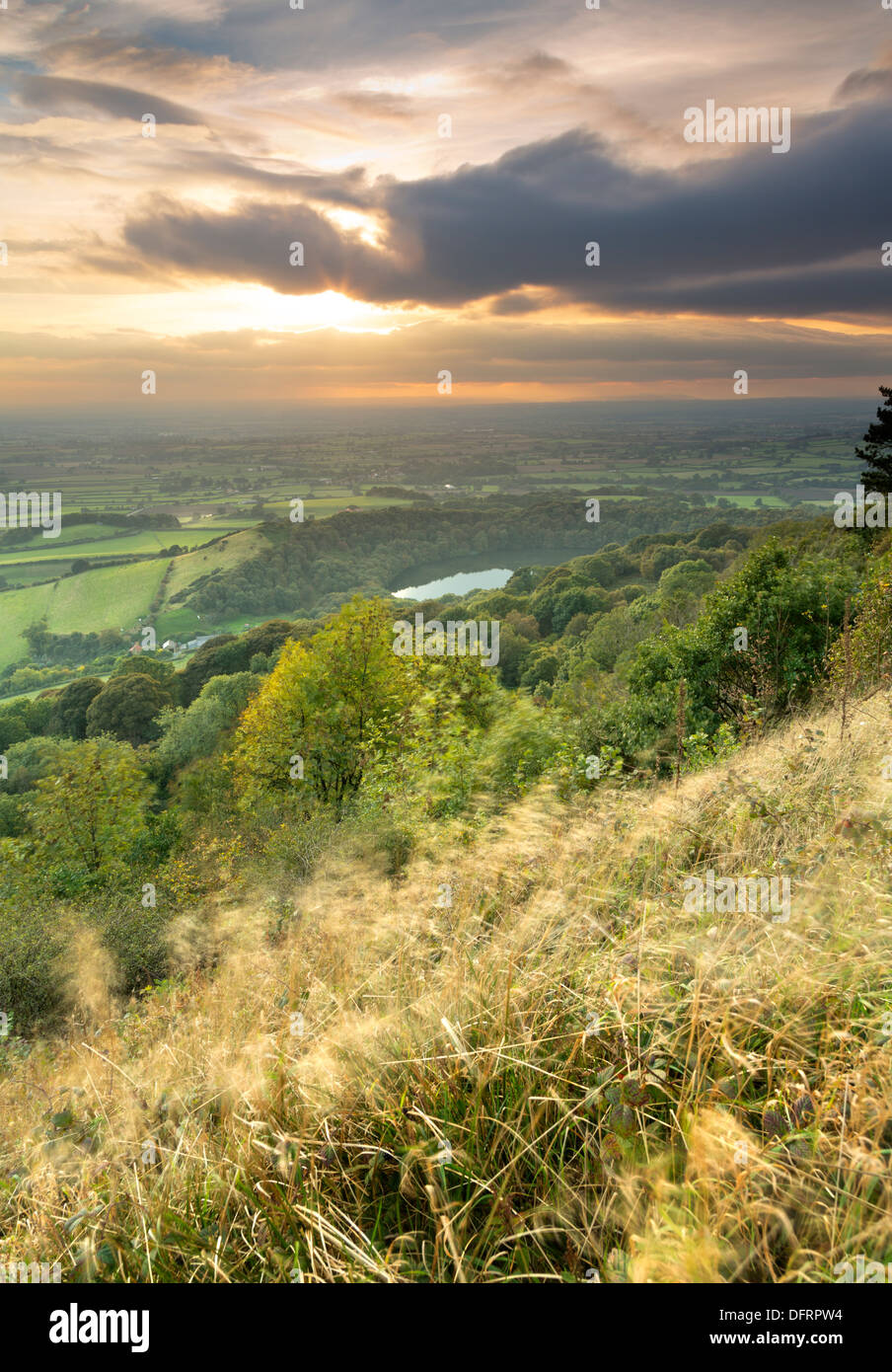 The Vale of York and Lake Gormire from Whitestone Cliff Stock Photo - Alamy