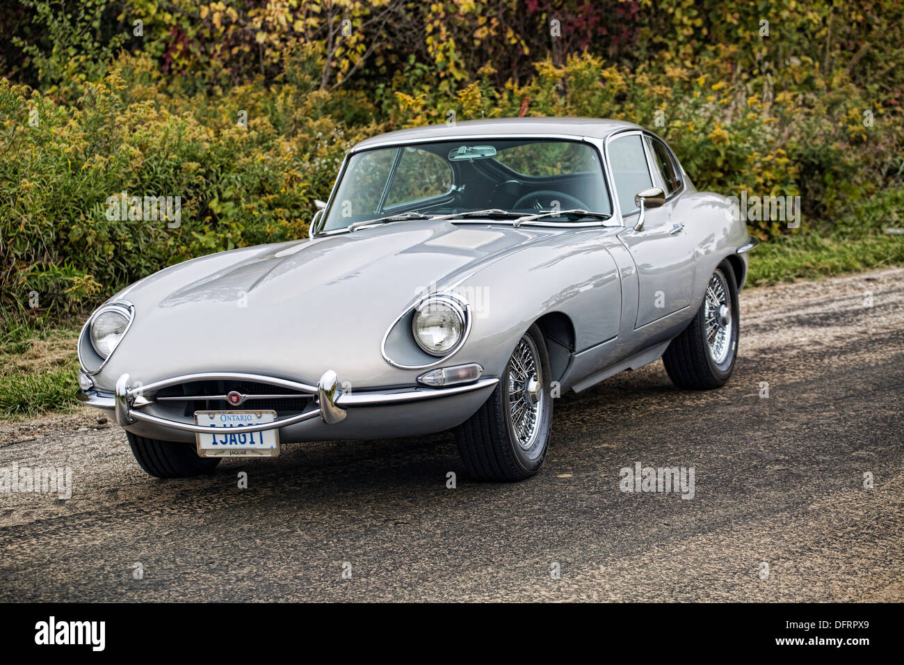 1968 Jaguar Coupe XKE custom on pavement Stock Photo - Alamy