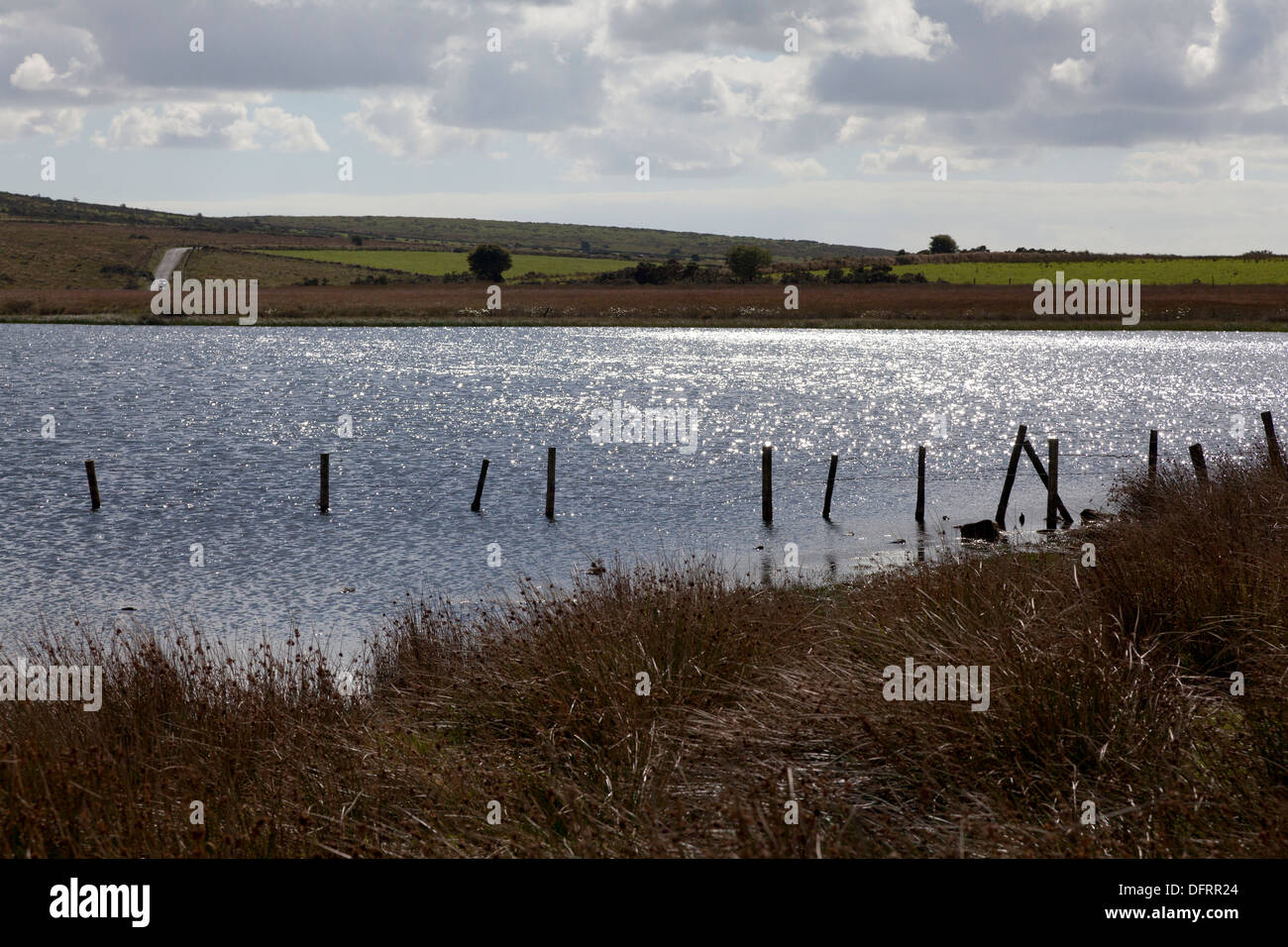 Dozmary Pool (reputed resting place of Excalibur), Bolventor, Cornwall ...