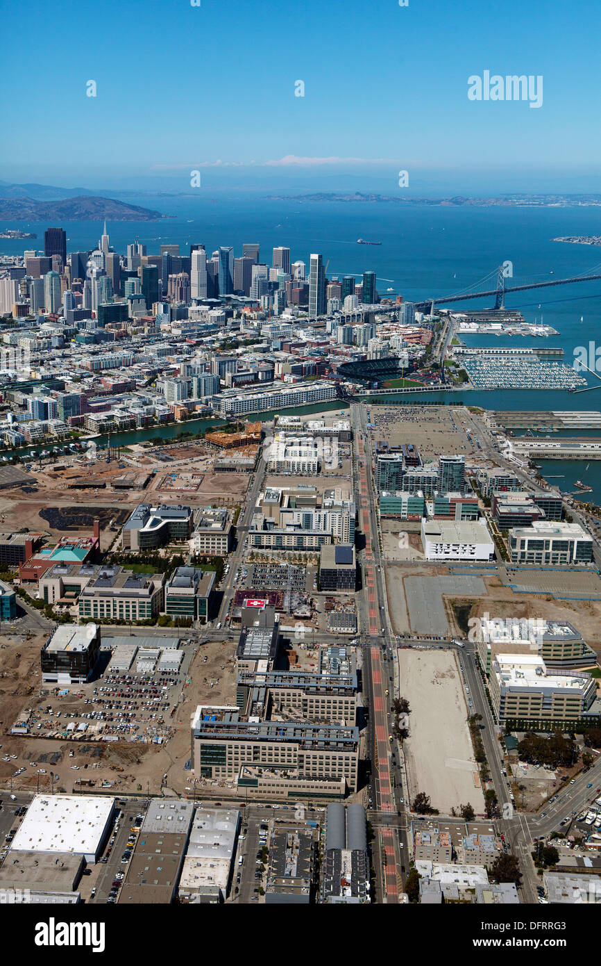 Aerial photograph Mission Bay San Francisco California Stock Photo - Alamy