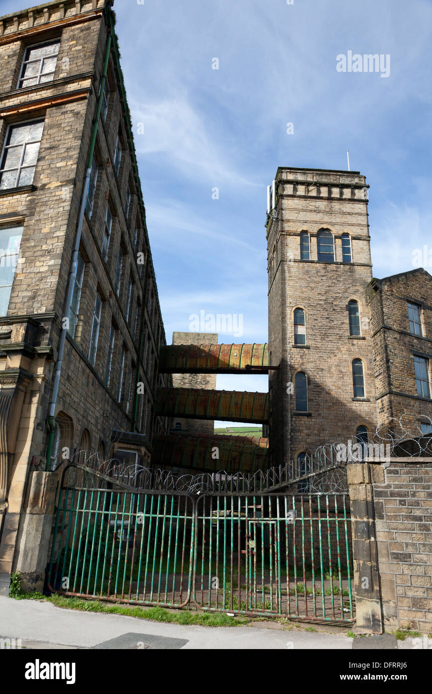 Disused mill buildings, Marsden, West Yorkshire Stock Photo - Alamy
