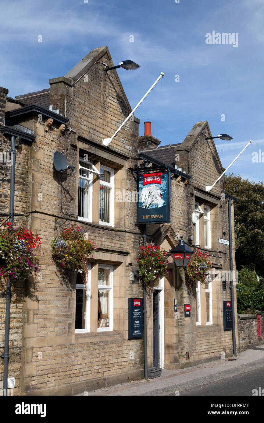 The Swan Hotel, Marsden, West Yorkshire Stock Photo - Alamy