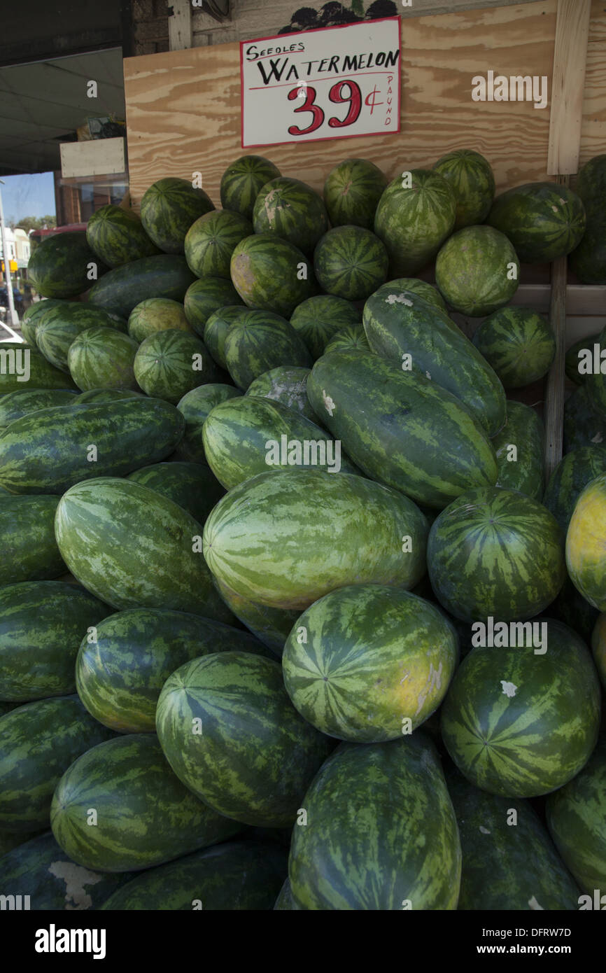 Watermelons market hi-res stock photography and images - Alamy