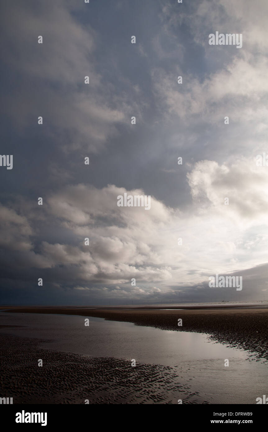 Lancashire Coast Line, Beach, Coast, Sea Stock Photo - Alamy