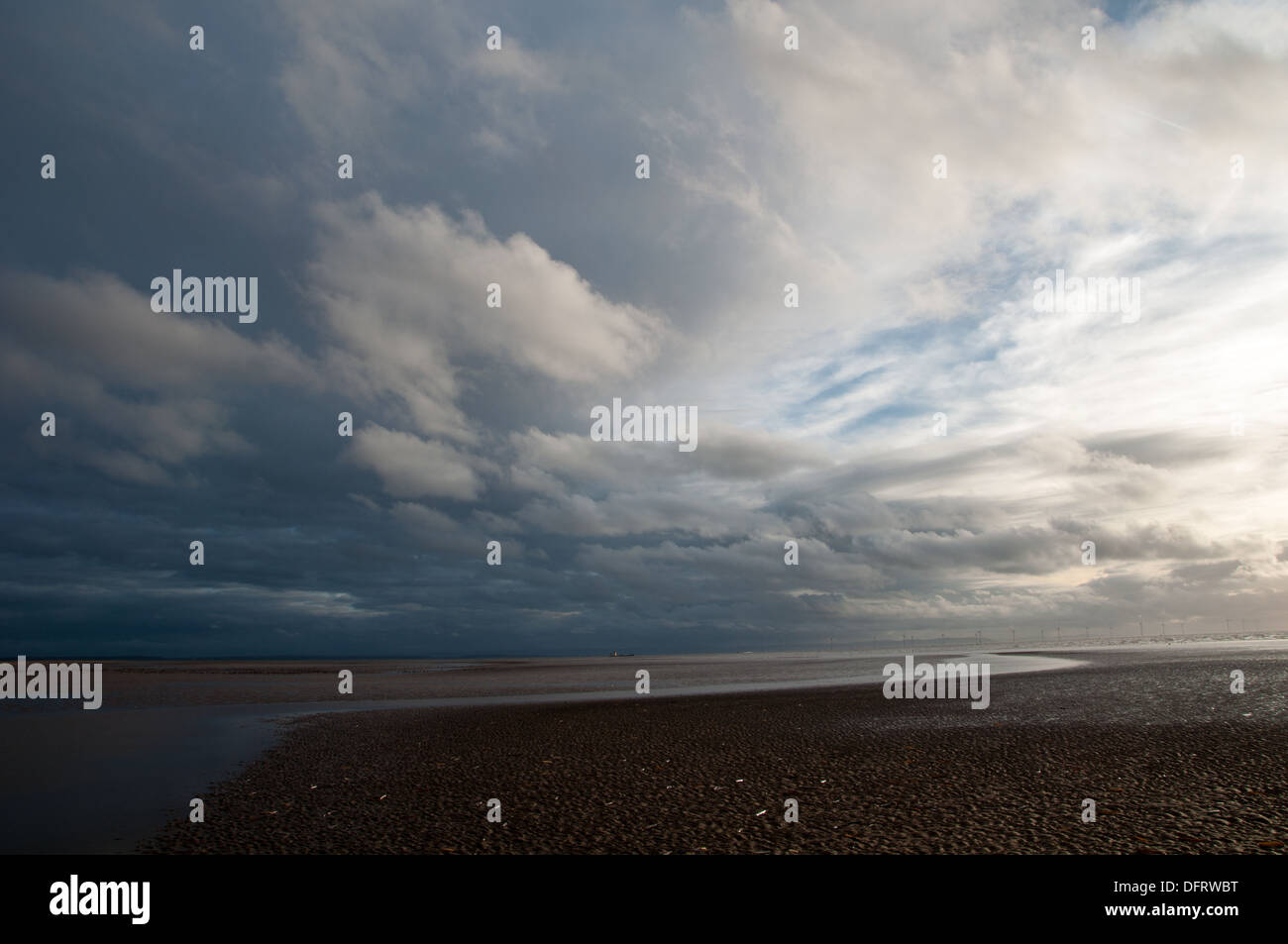 Lancashire Coast Line, Beach, Coast, Sea Stock Photo - Alamy