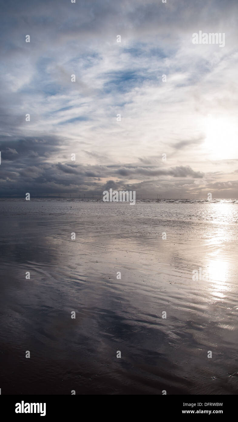 Lancashire Coast Line, Beach, Coast, Sea Stock Photo - Alamy