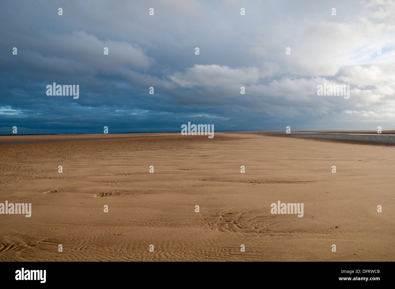 Lancashire Coast Line, Beach, Coast, Sea Stock Photo - Alamy