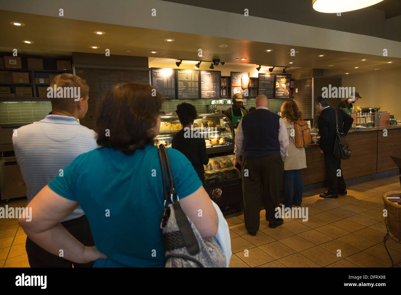 Queue for breakfast hi-res stock photography and images - Alamy