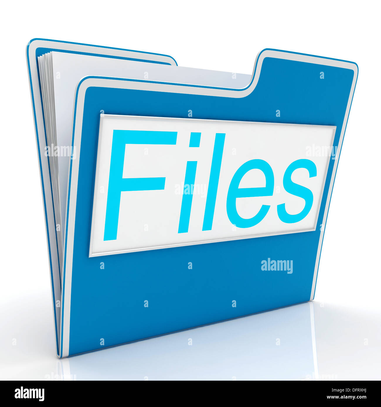 Files Word Showing Organizing Documents Filing And Reports Stock Photo ...