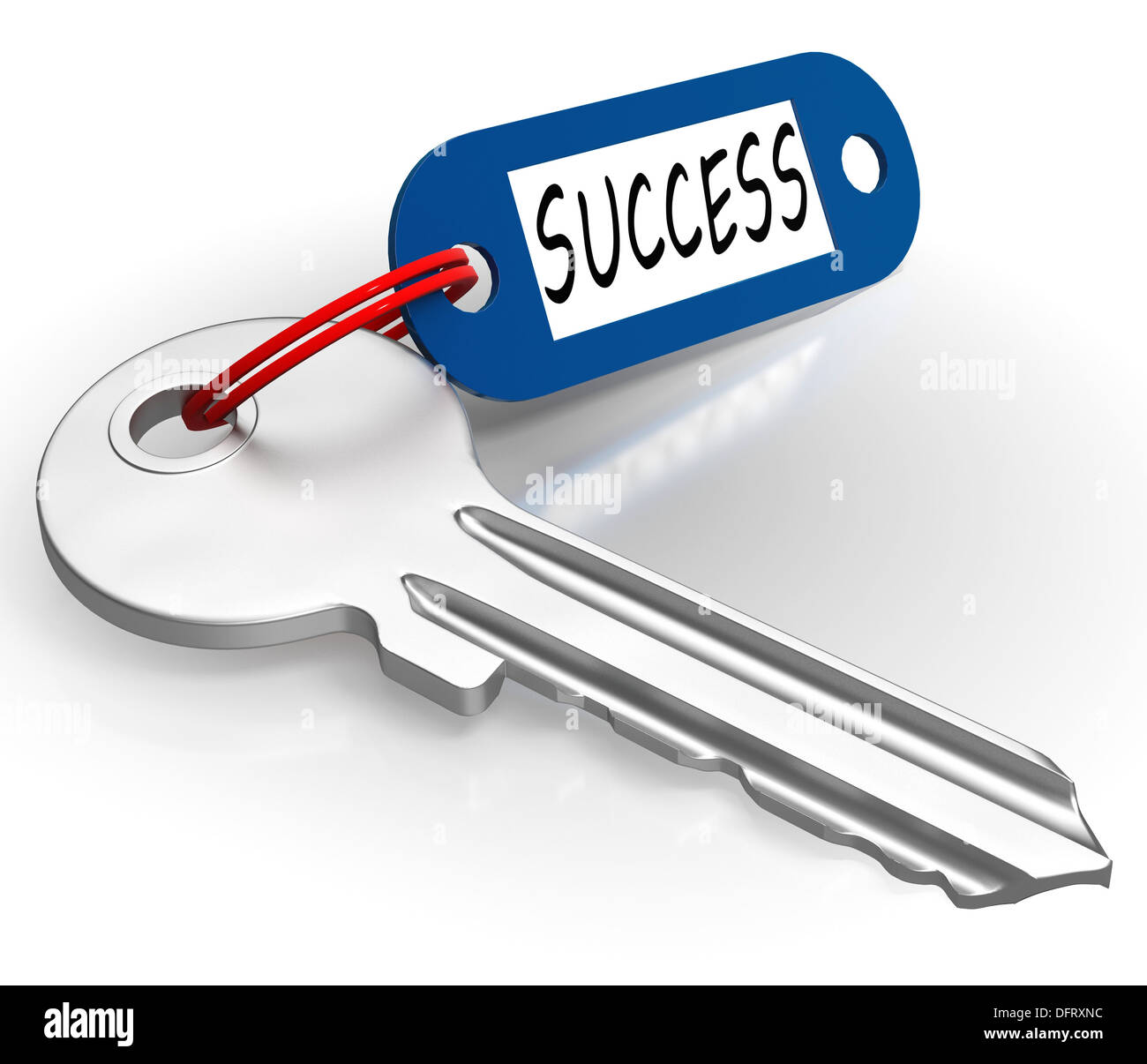 Key With Success Word Showing Winning Or Achievement Stock Photo - Alamy