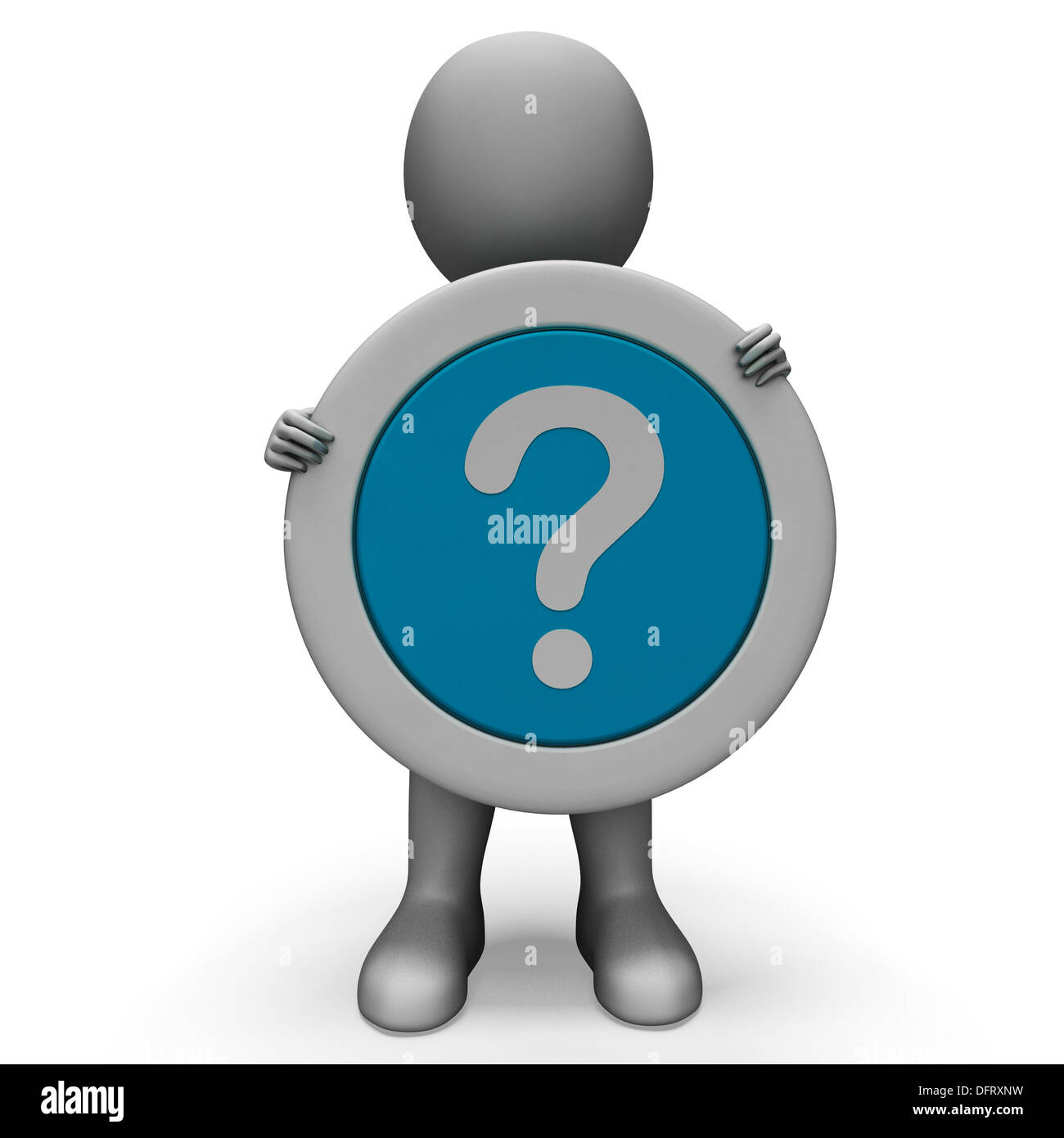 Question Mark Shows Confusion Puzzling And Doubt Stock Photo - Alamy