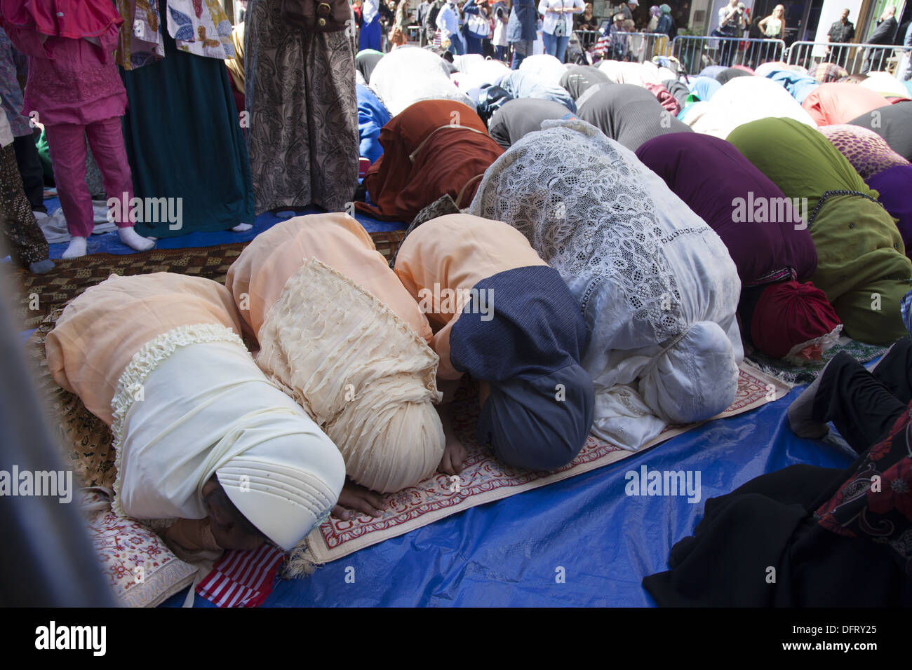 Annual Muslim Day Parade on Madison Avenue, New York City Stock Photo ...