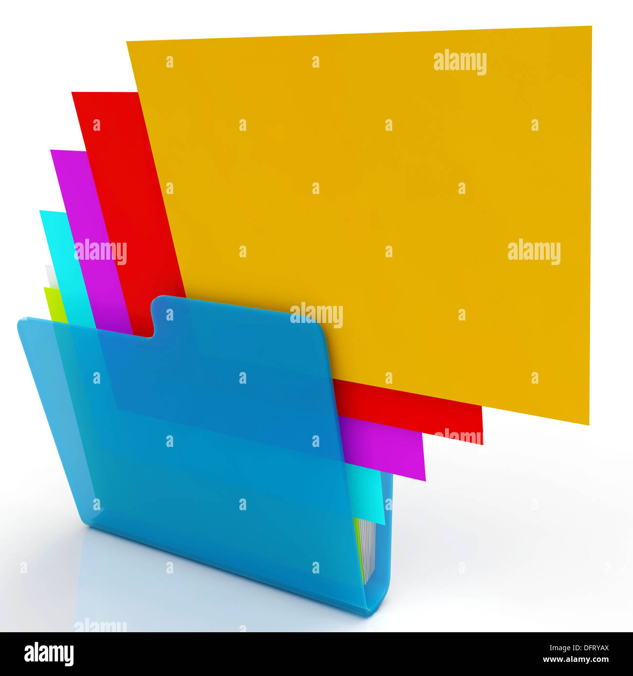Files Shows Organizing Documents Filing And Paperwork Stock Photo - Alamy