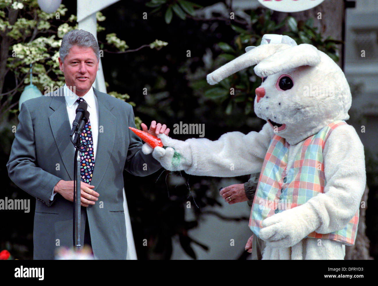 Us president bill clinton bunny hi-res stock photography and images - Alamy
