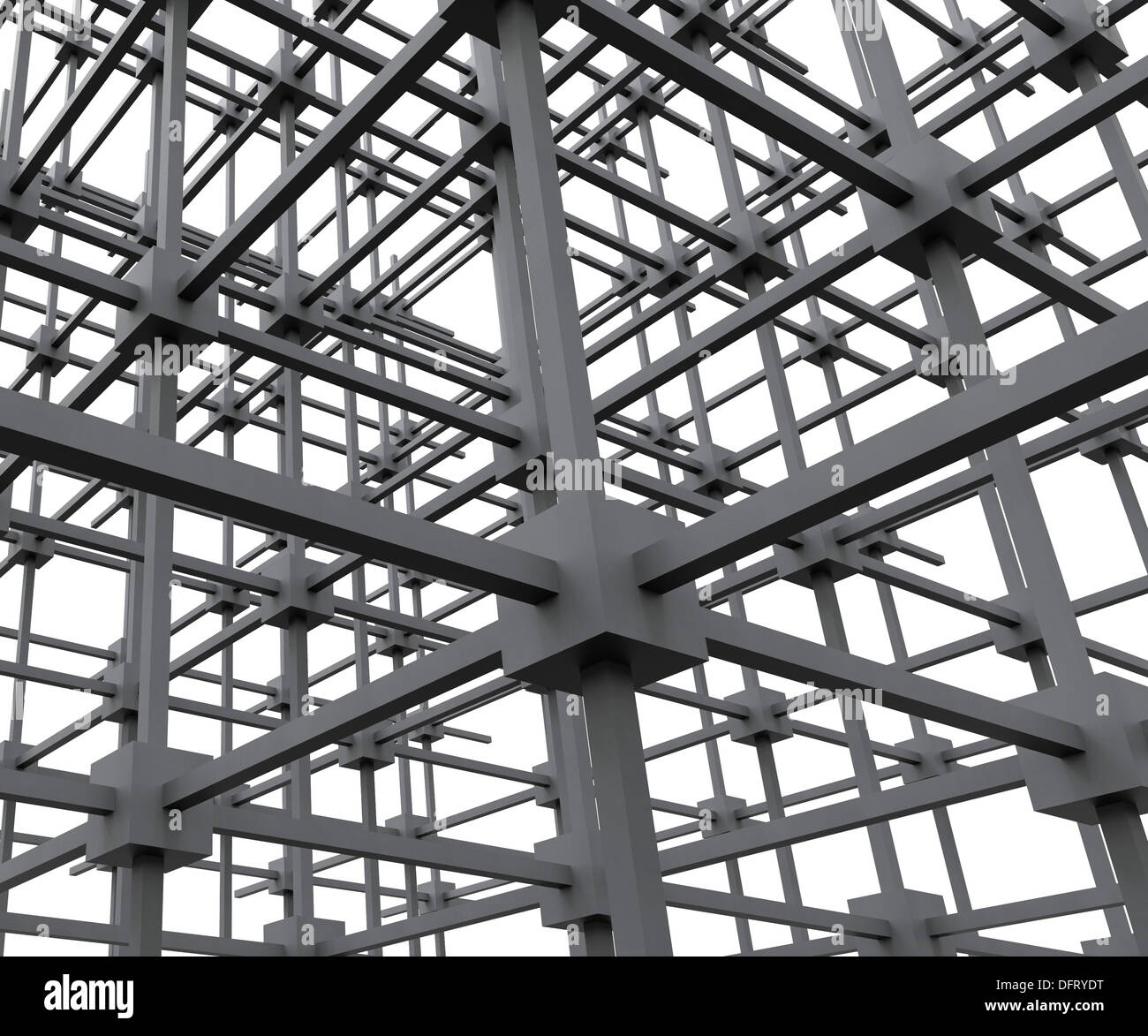 Interconnected Network Structure Shows Networking And Connectivity ...