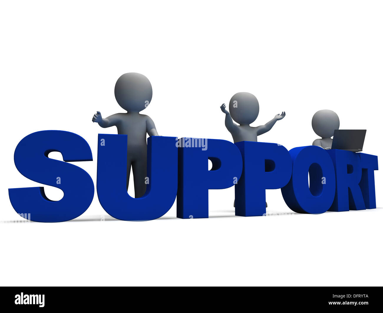 Support Word Showing Assistance Service And Help Stock Photo - Alamy