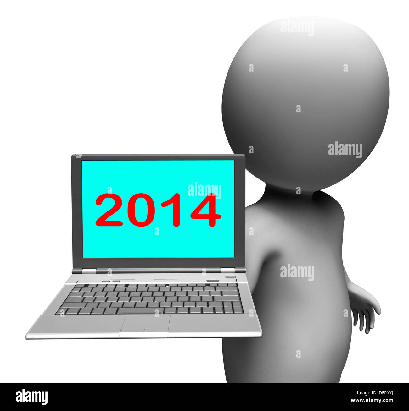 Two thousand fourteen character laptop hi-res stock photography and ...