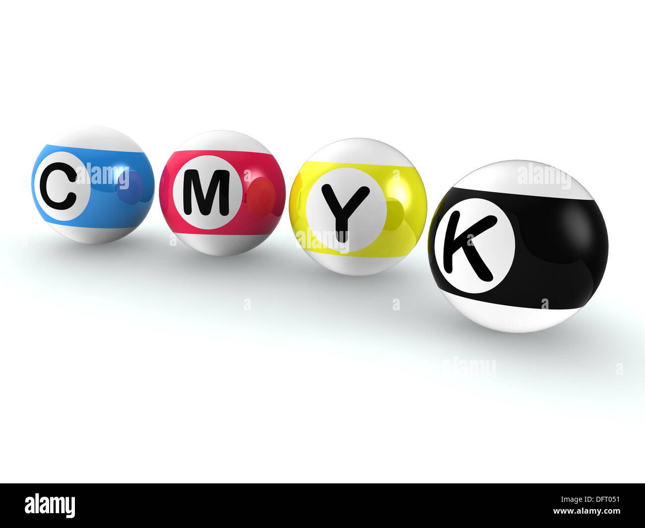 Cmyk Publishing Shows Printing And Printer Color Ink Stock Photo - Alamy