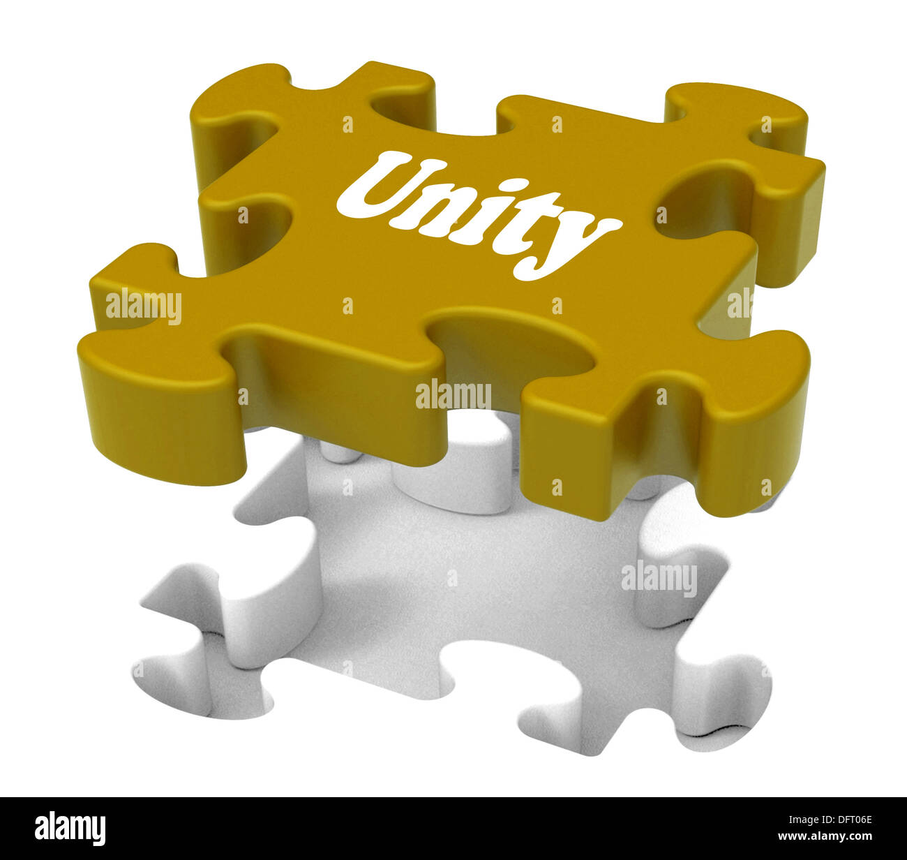 Unity Showing Partners Teams Teamwork Or Collaboration Stock Photo - Alamy