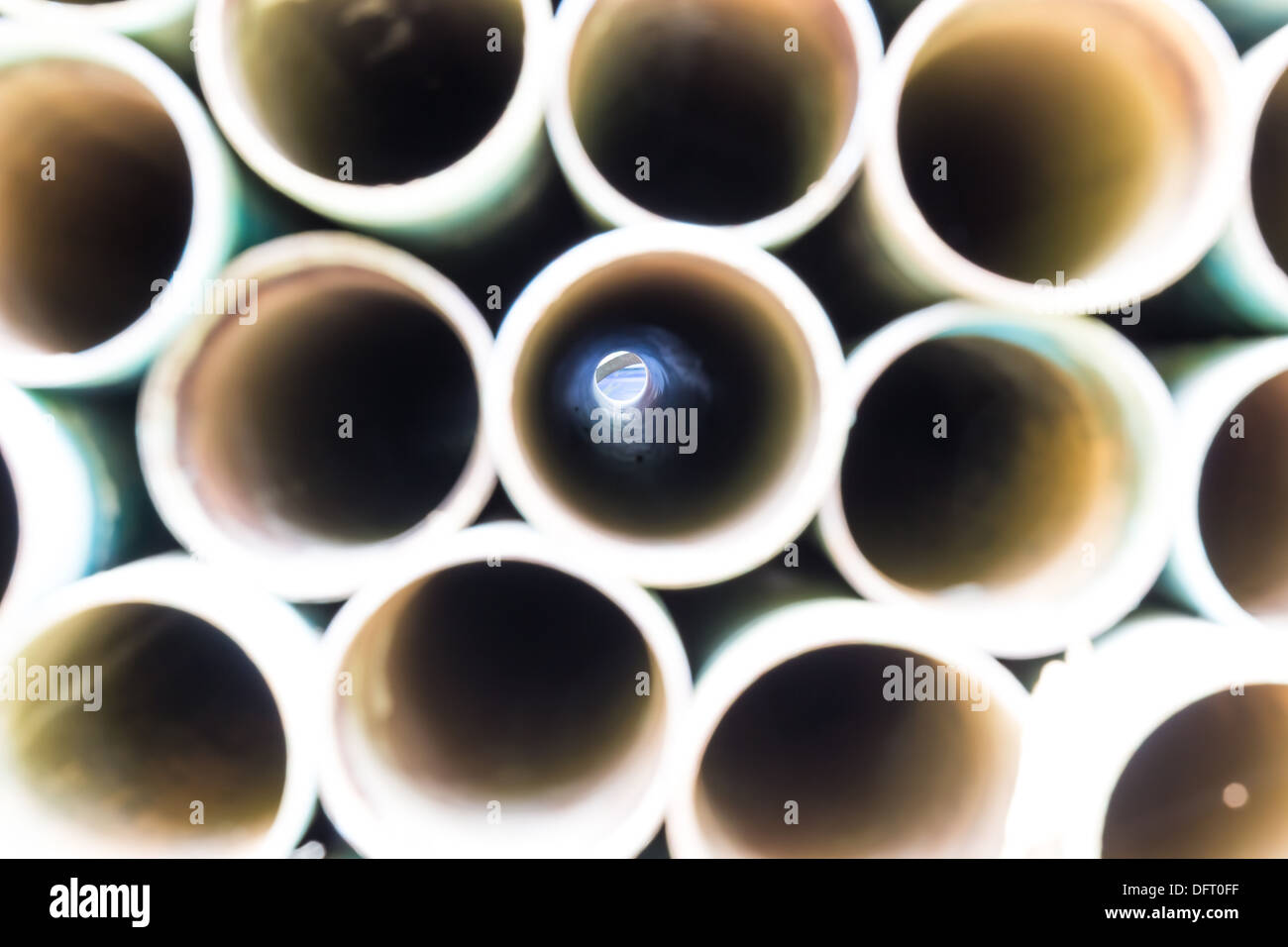 Stacked Plastic pipes ,Stacked pvc pipes stacked in construction site ...