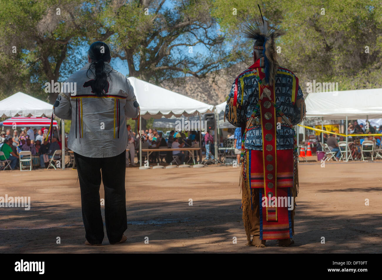 Chumash native American elders at the 2013 Inter Tribal Pow Wow, Live ...