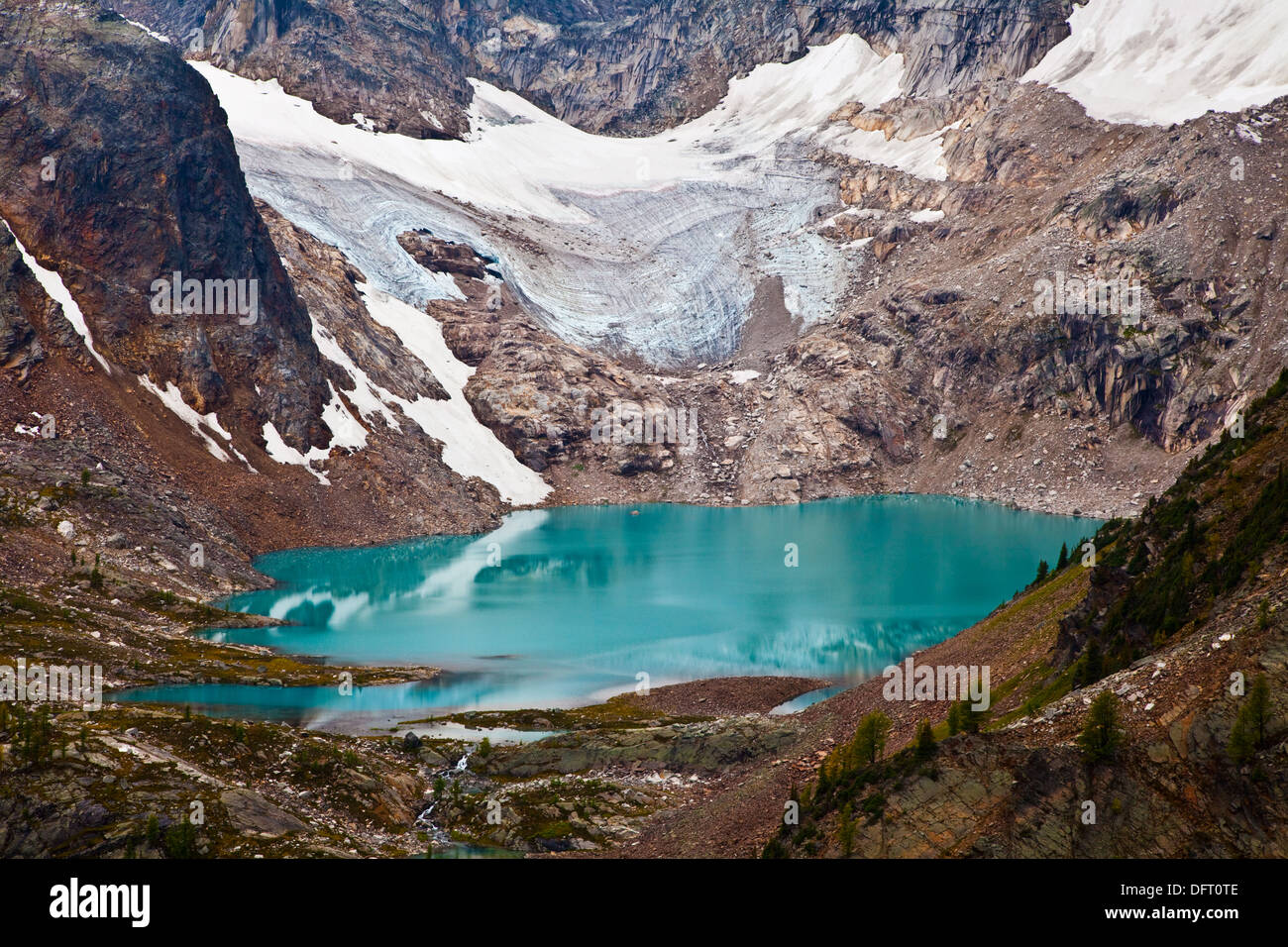Cobalt Lake in Bugaboo Provincial Park, British Columbia, Canada Stock ...