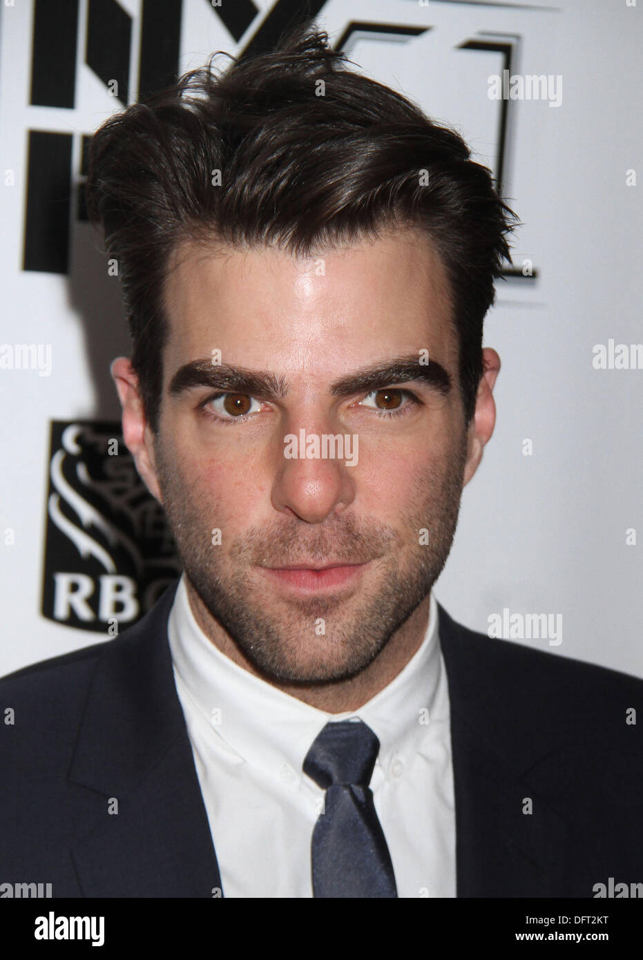 New York, New York, USA. 8th Oct, 2013. Actor ZACHARY QUINTO attends ...