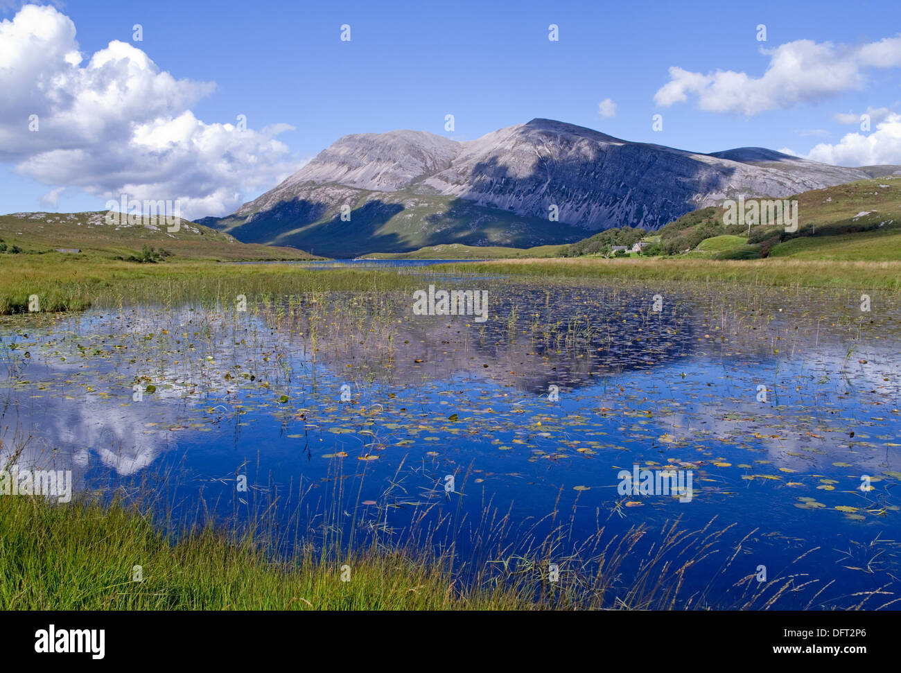 Arkle reflected in Loch Stack, by Achfary, Reay Forest Estate ...
