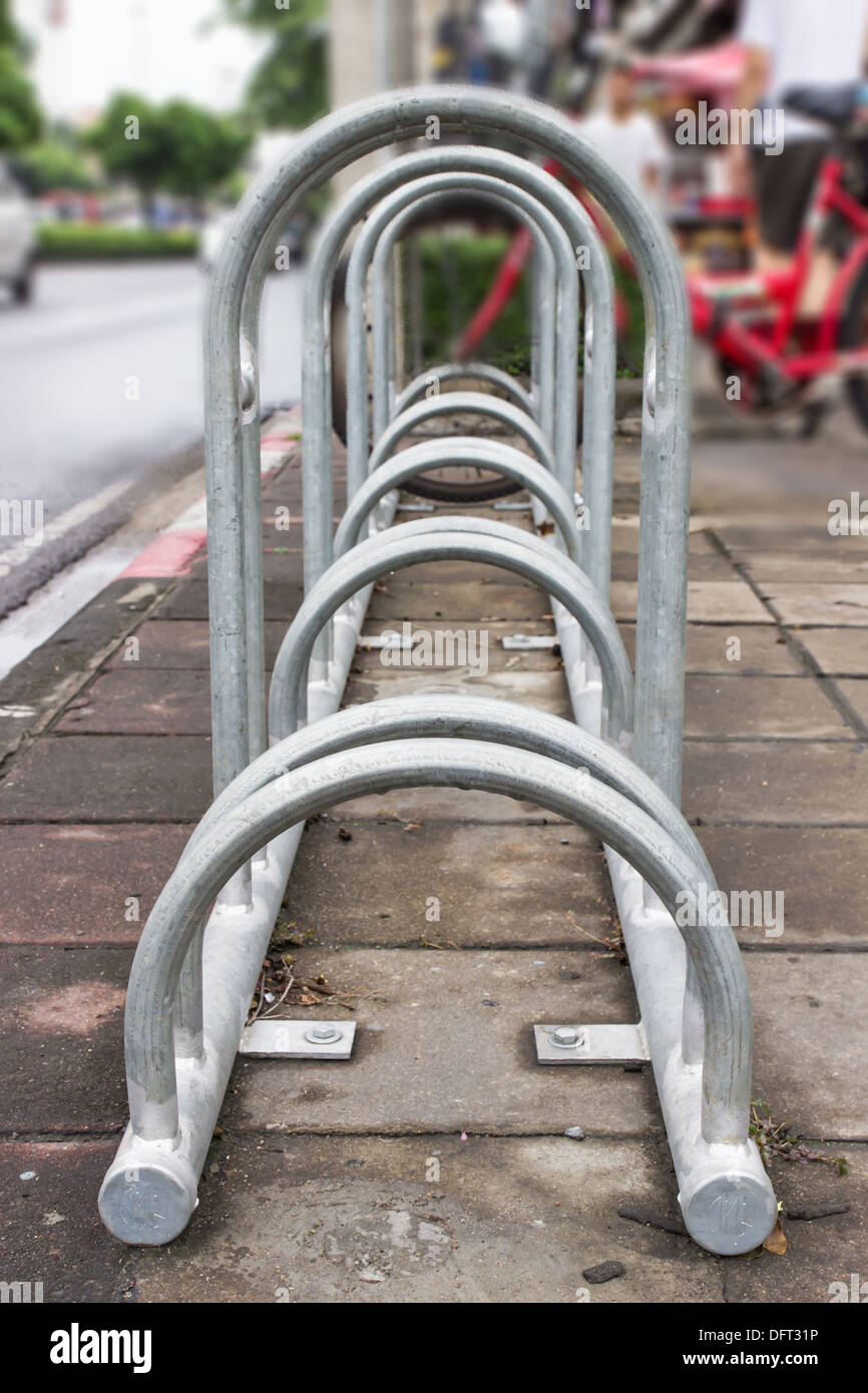 Bike Parking Rack ,Photo of a bicycle parking rack in Bangkok Thailand ...