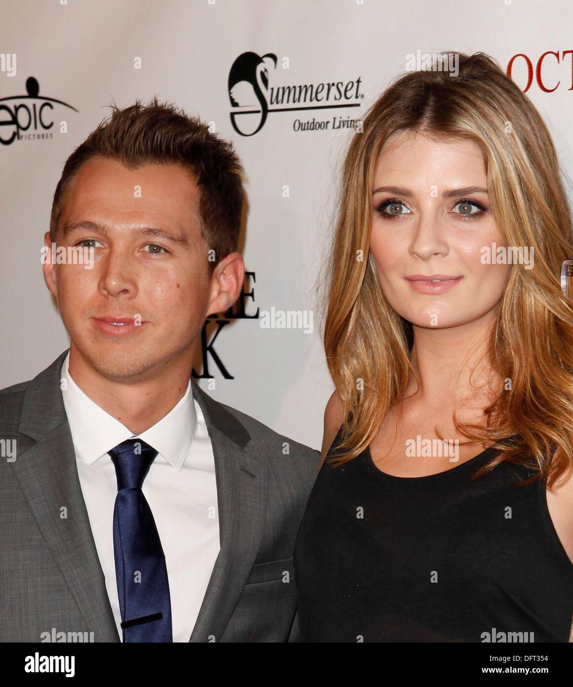 Los Angeles, CA, USA. 8th Oct, 2013. Mark Edwin Robinson, Mischa Barton ...