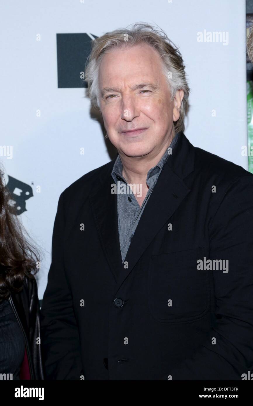 New York, NY, USA. 8th Oct, 2013. Alan Rickman at arrivals for CBGB ...