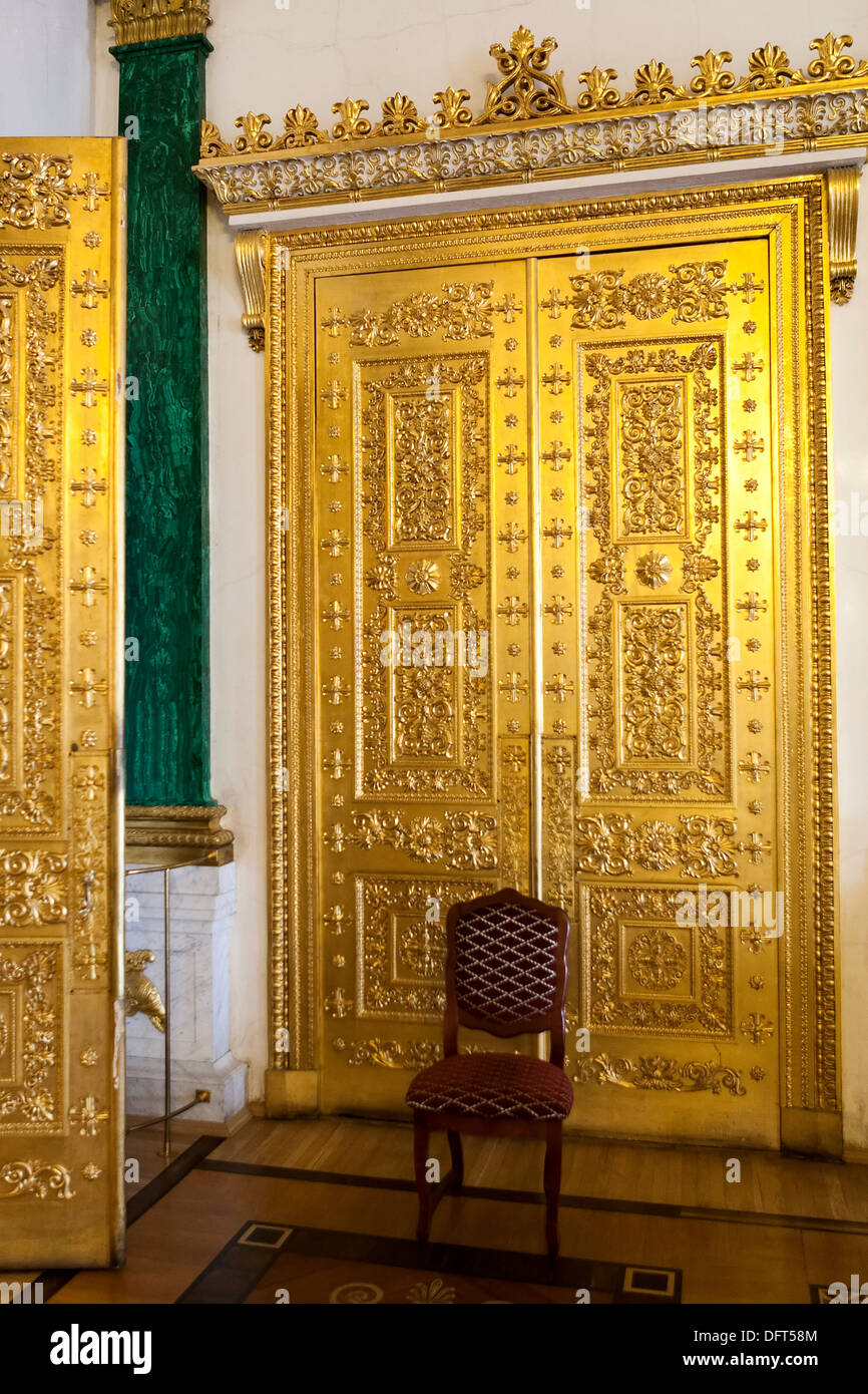 Malachite Room, The Winter Palace, The Hermitage State Museum, St ...
