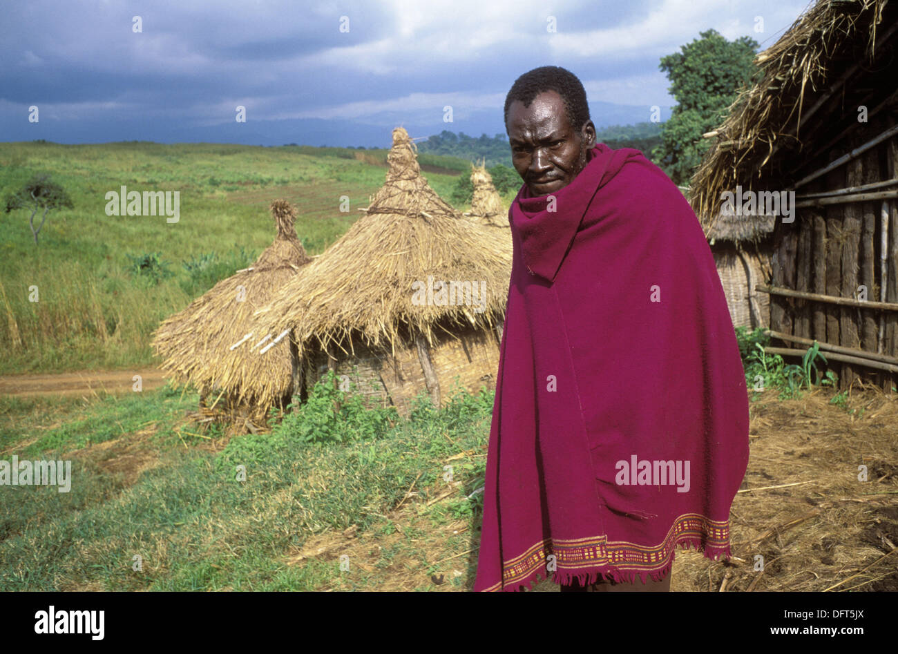 Oromo village hi-res stock photography and images - Alamy