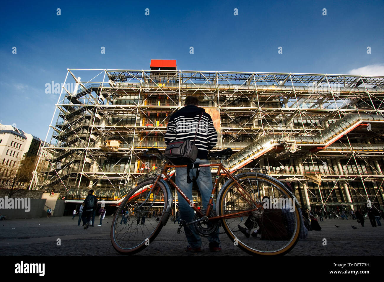 Georges Pompidou museum by bike Stock Photo - Alamy Georges Pompidou museum by bike Stock Photo - Alamy