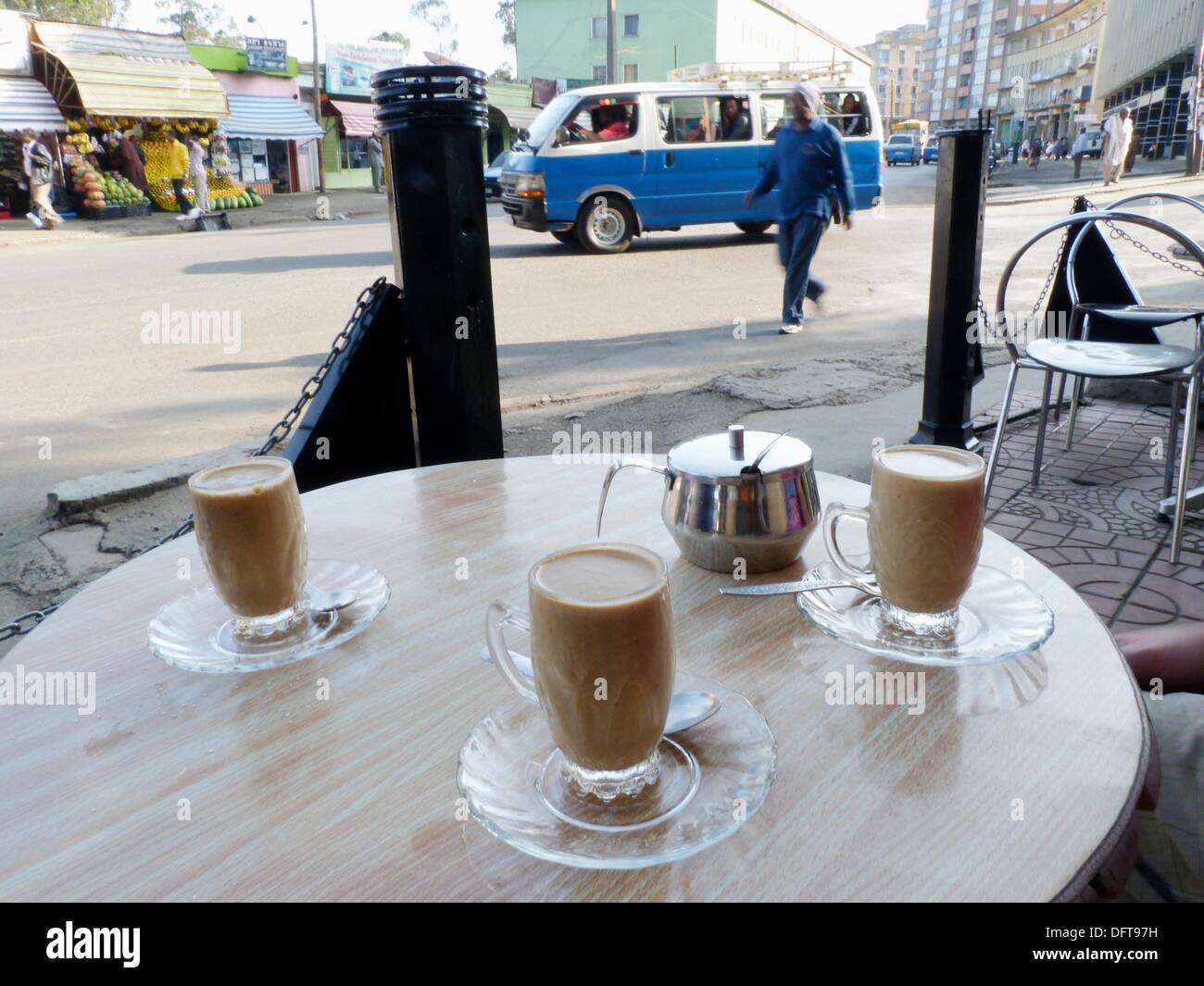 Addis Ababa Ethiopia Africa Piazza High Resolution Stock Photography ...