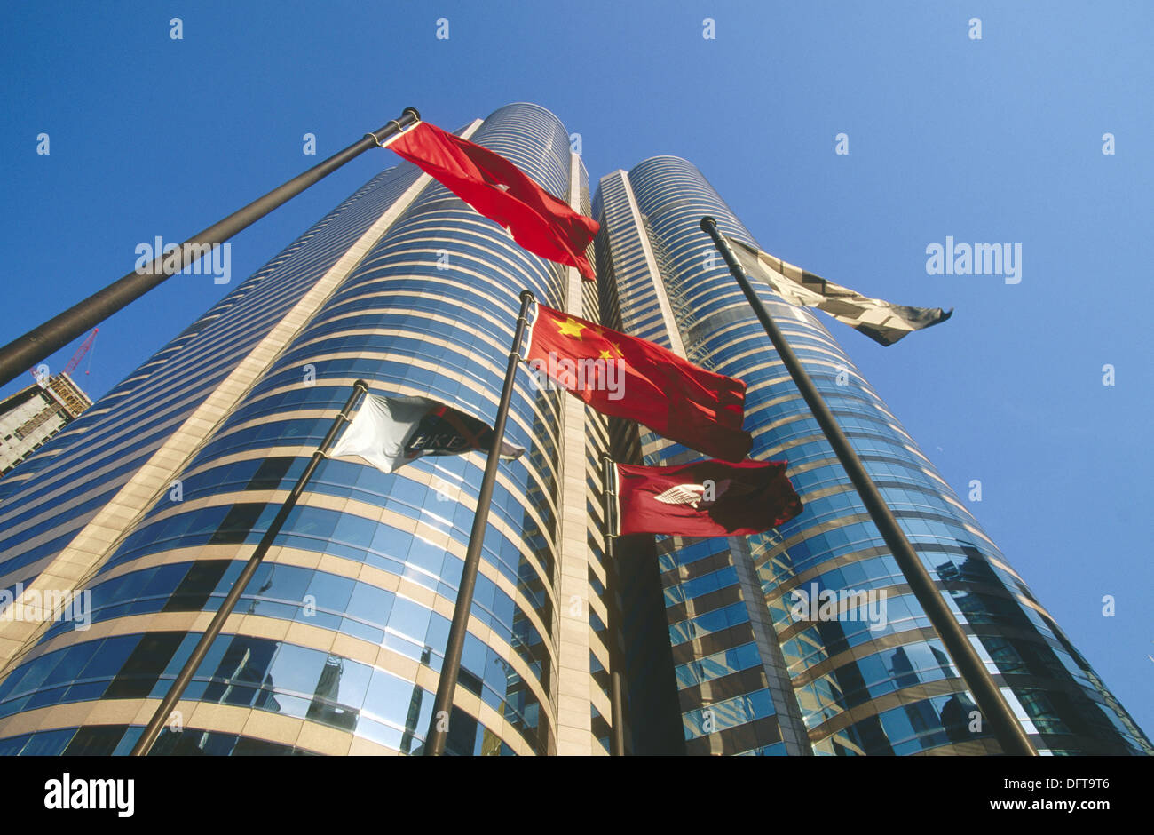 Hong kong stock exchange flag hi-res stock photography and images - Alamy