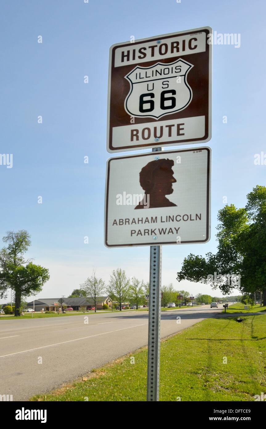 Route 66 historic sign hi-res stock photography and images - Alamy