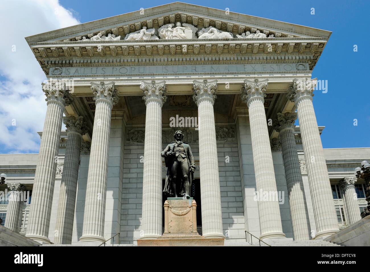 Statue of Thomas Jefferson State Capitol Jefferson City Missouri Stock ...