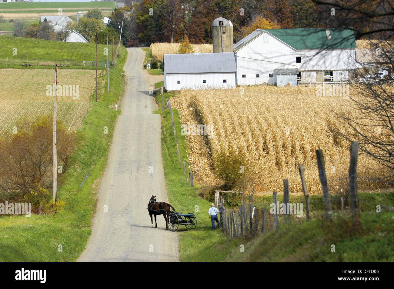 Amish ohio carriage hi-res stock photography and images - Alamy