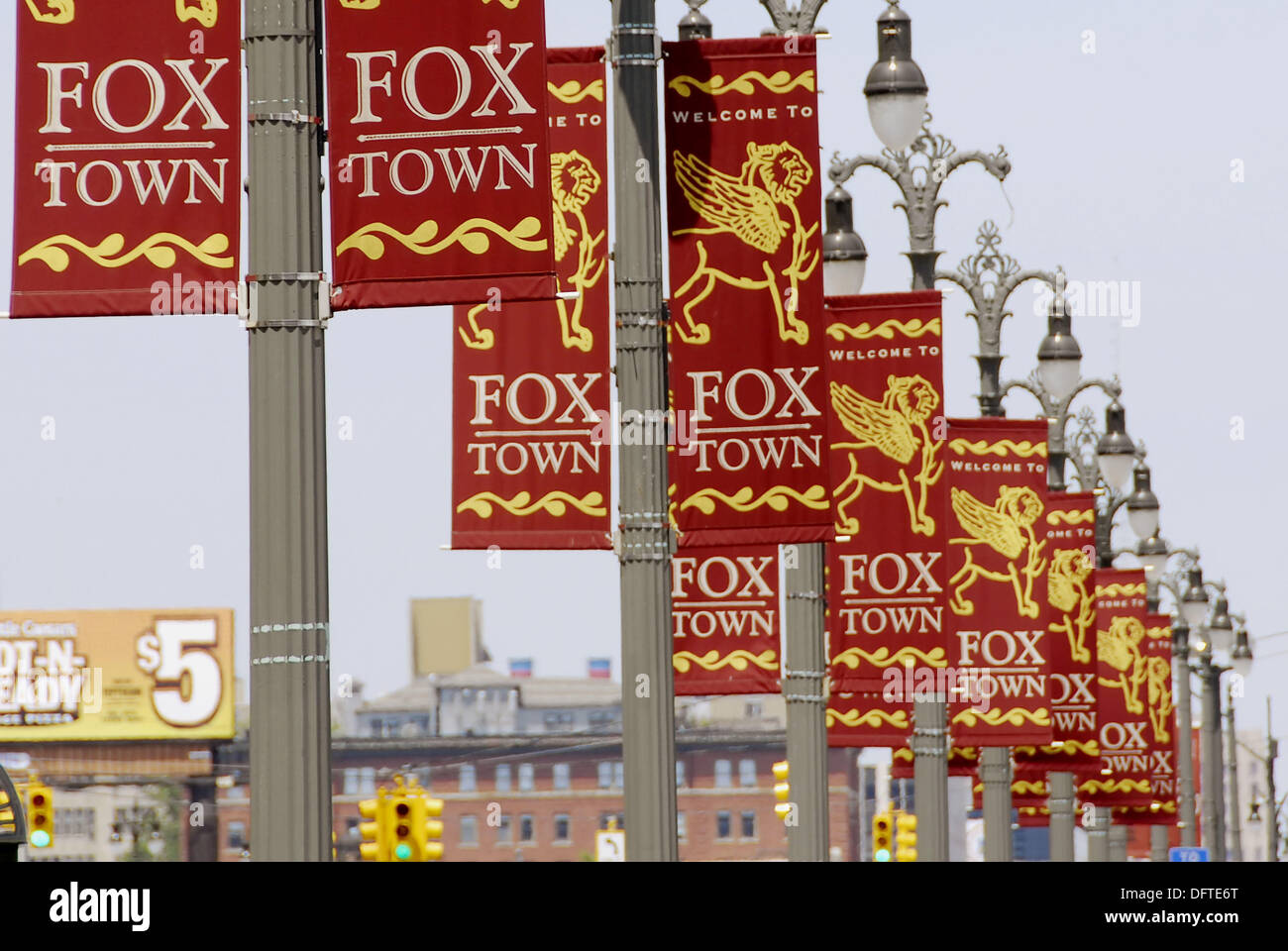 Detroit Woodward High Resolution Stock Photography and Images - Alamy