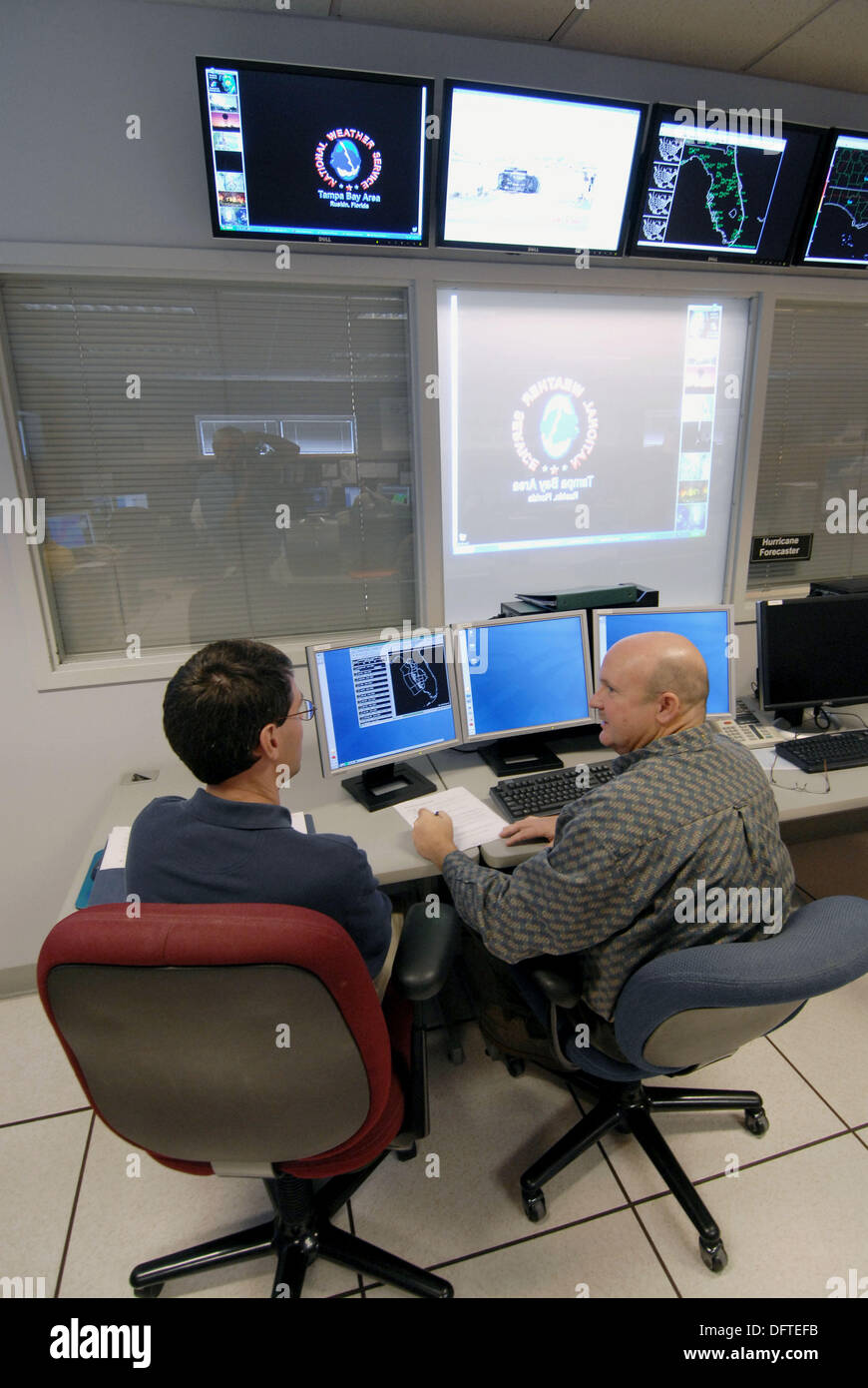 Meteorologists national weather service hi-res stock photography and ...