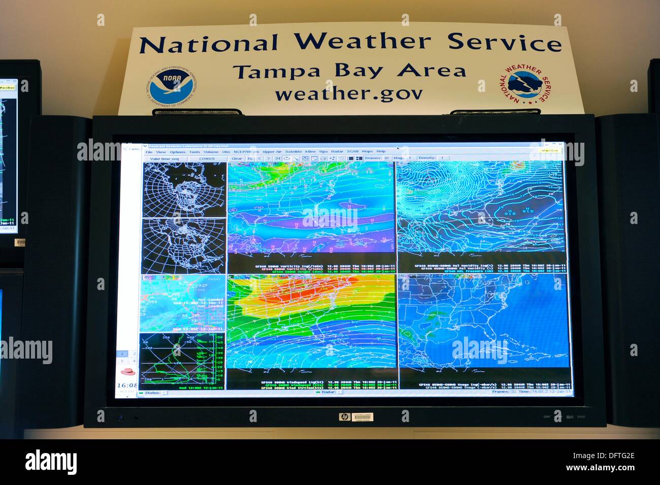 Meteorologist work area hi-res stock photography and images - Alamy